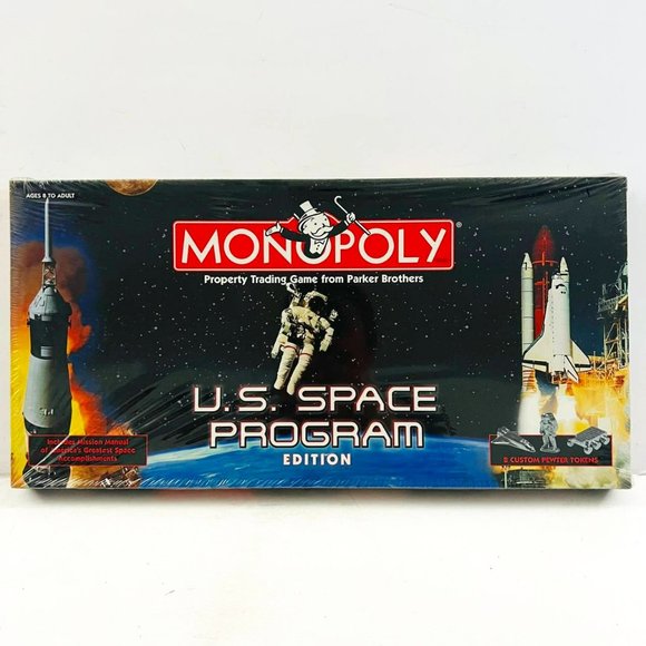 Hasbro | Games | Vintage Monopoly Us Space Program Edition Nasa ...